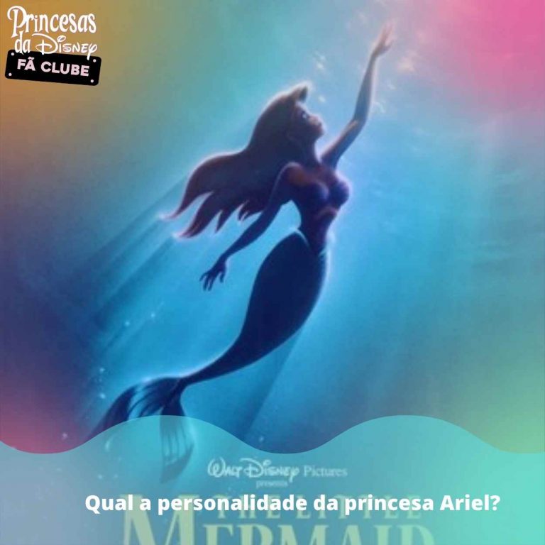 Conheça a princesa Ariel de 1989